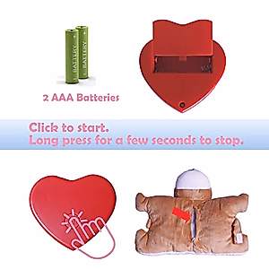 SMART ELEPHANT Heartbeat Dog Toy Sleep Buddy - Anxiety Relief Toy - Training Sleep Aid Behavior Plush Dog Toy, Pet Companion Pillow