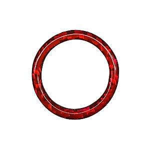 Agulier Engine Start Stop Button Ring Cover Carbon Fiber Keyless One Click Push Start Button Trim Panel Sticker Interior Accessories Decoration for Toyota Supra GR A90 A91 MK5 2019-2022(Red)