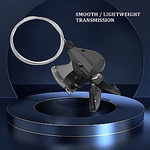 Sudemota 2Pcs M370 9 Speed Shifter Trigger Set | 3 X 9 Speed Shift/Shifter Brake Lever Combo