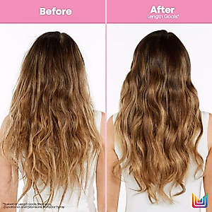 Matrix Length Goals Shampoo and Conditioner Set For Extensions - Softens & Nourishes Hair, Paraben Free and Detangling, For Natural Hair, Hair Extensions & Wigs