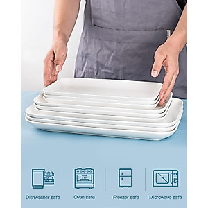 Delling 3 Tier Serving Tray for Dessert Table Display Set, 12 inch Tiered Serving Stand with Serving Dishes for Entertraining, Collapsible Sturdier Stand, White Serving Platters for Party Display Set