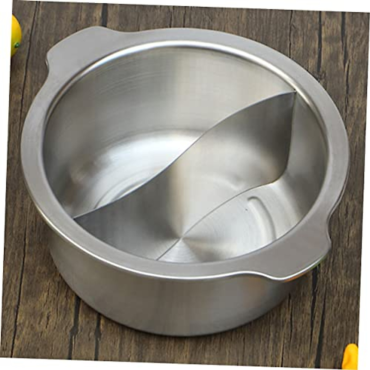 Healeved 1pc Stainless Steel Skewer Pot Rice Cooker Stainless Steel Korean Pots for Cooking Noodle Cooker Korean Shabu Shabu Stainless Steel Sauce Pan with Lid Shabu Hot Pot Non-stick Pot