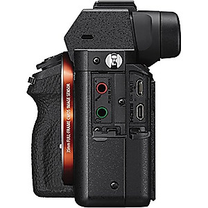 Sony a7 II Full-Frame Alpha Mirrorless Digital Camera 24MP (Black) Body Only a7II ILCE-7M2 with Deco Gear Professional Photo Video Camera and Lens Case 2X Extra Battery Power Editing Bundle