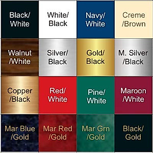 Lasercrafting Office Desk Name Plate or Wall / Door Sign - 2x8 or 2x10 - Laser Engraved Sign - CUSTOMIZE. Holder/bracket available. Choose colors and fonts. Great gift idea.