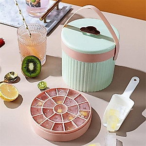 Ice Buckets Household Ice Bucket Ice Mold with Cover Freezing Drinks Cooling Ice Bucket for Wine, Champagne Bottles, Beer Bottles Barware