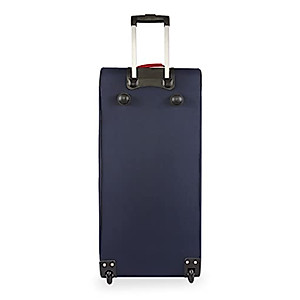 NAUTICA Submariner 30" Rolling Duffel, RED/Navy