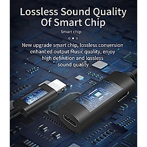 Headphone Adapter for Lightning Double to Audio Jack and Charger Earphone Charging Splitter for iPhone 11 12 Mini pro max xs xr x se 7 8 Plus for ipad air Connector Converter for Apple MFI Certified