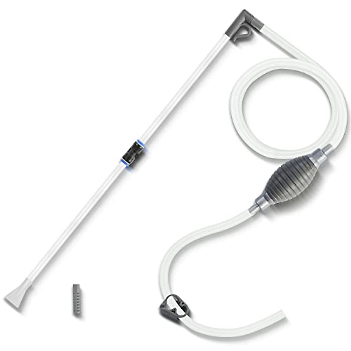 Fish Tank Gravel Vacuum Pump, Siphon Cleaner for Small Aquarium, Cleaning Tools, Water Changer and Drainage.
