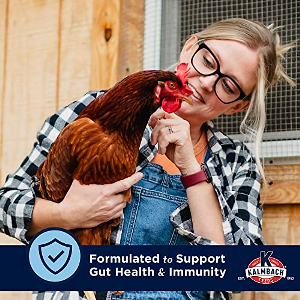 Kalmbach Feeds Henhouse Reserve 17% Whole Grain Complete Layer Feed for Hens, 30 lb