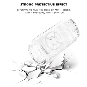 Replacement Full Housing Console Game Shell Case Cover Back Repair Parts for PSP 3000 ,Playstation Portable 3000 System , Shock Absorption and Anti Scratch Design Silver