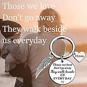 Grieving Mother Gifts Mom Memorial Gifts Keychain for Loss Of Mom Mother Sympathy Gifts for Loss Of Mom Loved One Father Grandma Papa Grieving Mother Gifts Passing Away Funeral Gifts for Mom Key Ring