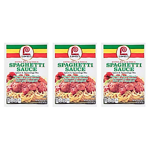 Lawrys Mix Seasoning Spaghetti Rich Thick, 1.42 oz (Pack of 3)