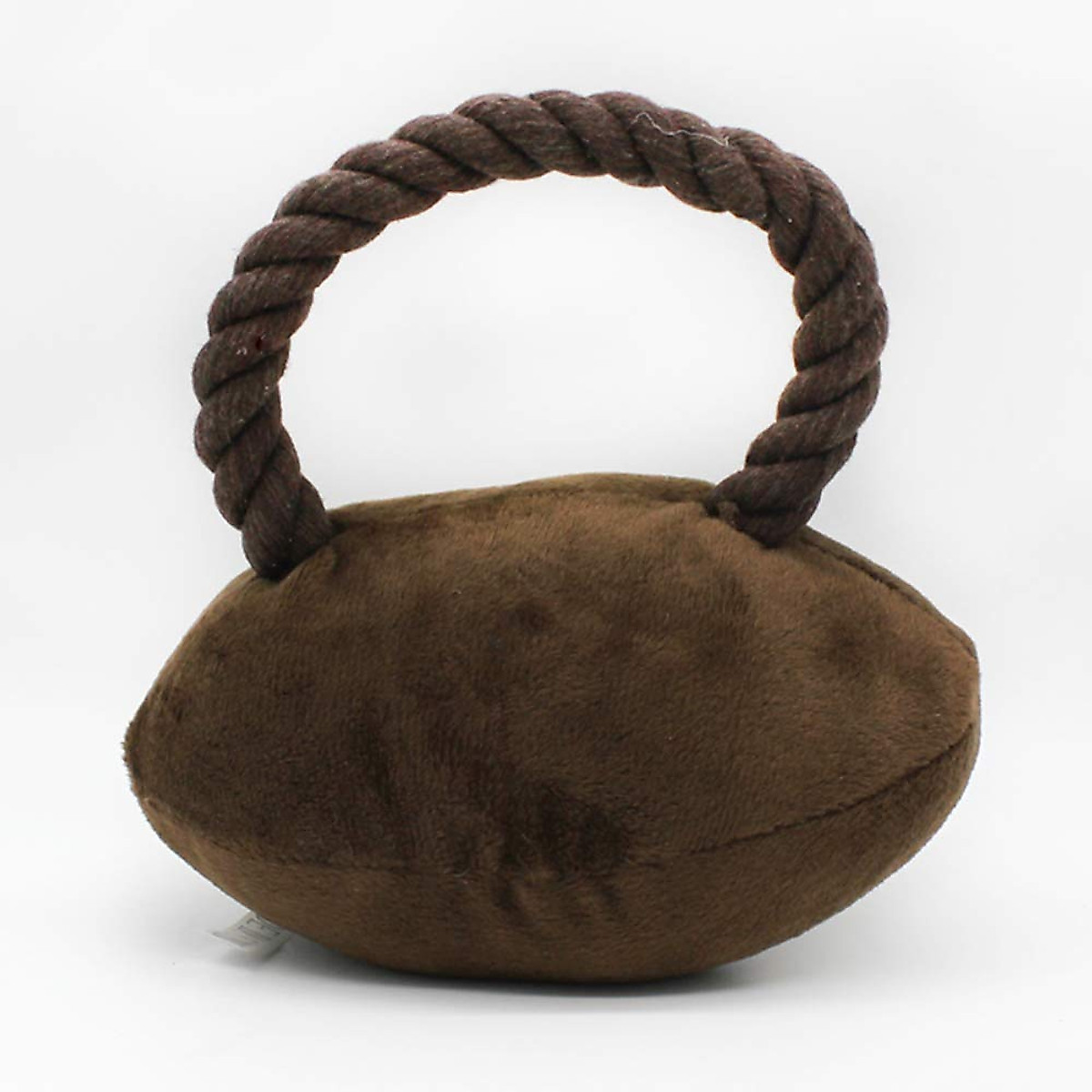 SONGBIRDTH Pet Chew Toy - Pet Dog Cats Puppy Cotton Rope Basketball Football Plush Doll Chew Squeaky Toy for Small and Medium Dog Rugby*