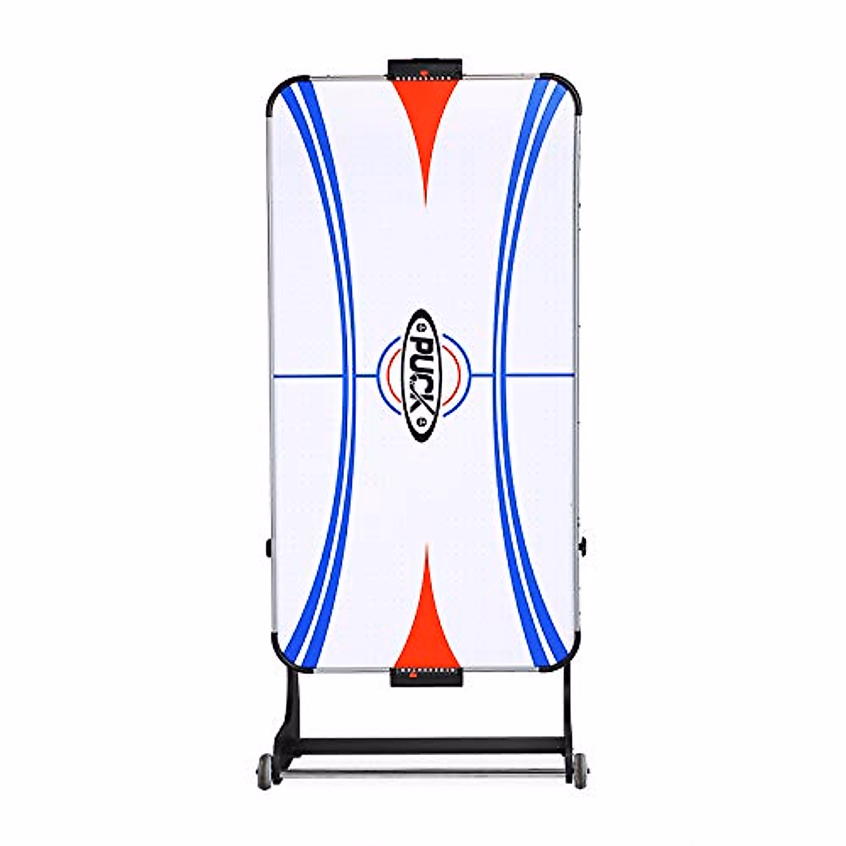 Eros 5.5-Foot Folding Air Hockey Table (Jet Black), Perfectly Sized, Lightweight, Durable, Beginner/Intermediate Friendly, and Available in Two Vibrant Colors!