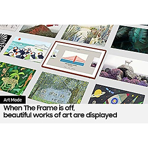 SAMSUNG 50-Inch Class Frame Series - 4K Quantum HDR Smart TV with Alexa Built-in (QN50LS03AAFXZA, 2021 Model)