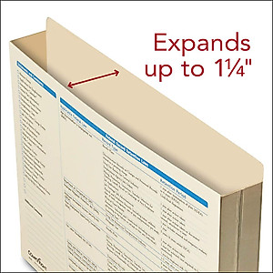 ComplyRight Employee Records Organizer Expandable | 12" x 9-1/2" x 1-1/4" | Recordkeeping Folders | 25 Pack