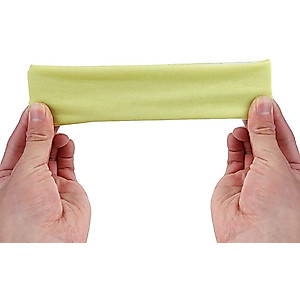 DIYASY 12 Pcs Women Yoga Headbands, Fashion Soft Elastic Cotton Sweatband Yoga Stretchy Headband for Women 12 Colors