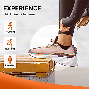 Walkomfy Plantar Fasciitis Insoles High Arch Support Shoe Inserts, Pain Relief Orthotics for Foot Pain,Flat Feet,Metatarsalgia, Work Boot Insoles for Men Women, All Day Support and Comfort