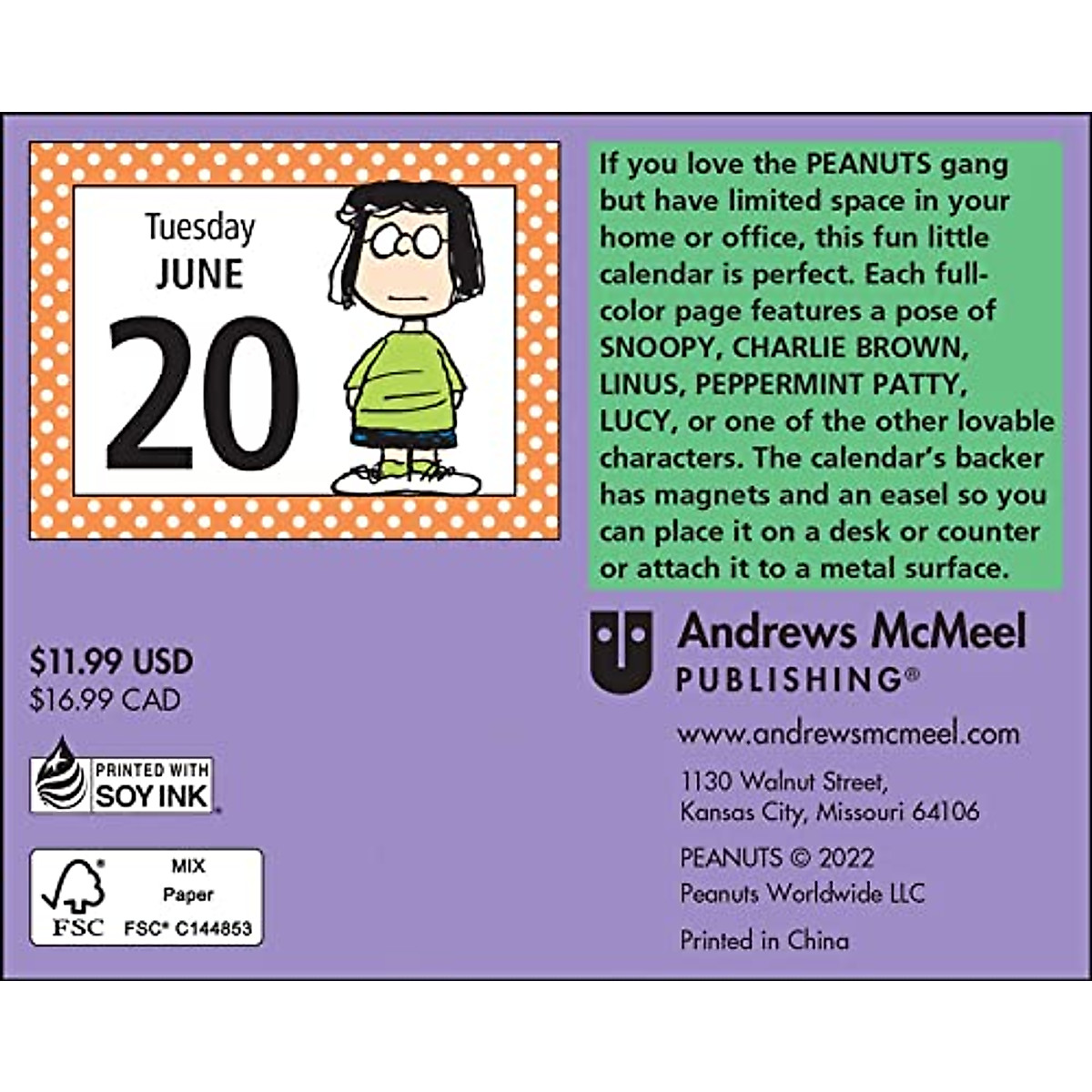 Peanuts 2023 Mini Day-to-Day Calendar