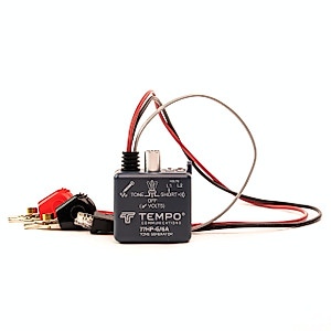 Tempo 77HP-G/6A Tone Generator w/ABN Clips | Cable Tracing, Continuity Testing, Polarity Testing | RJ11, RJ45 | Twisted Pair & Coaxial Cables | Professional Grade (2023 Model)
