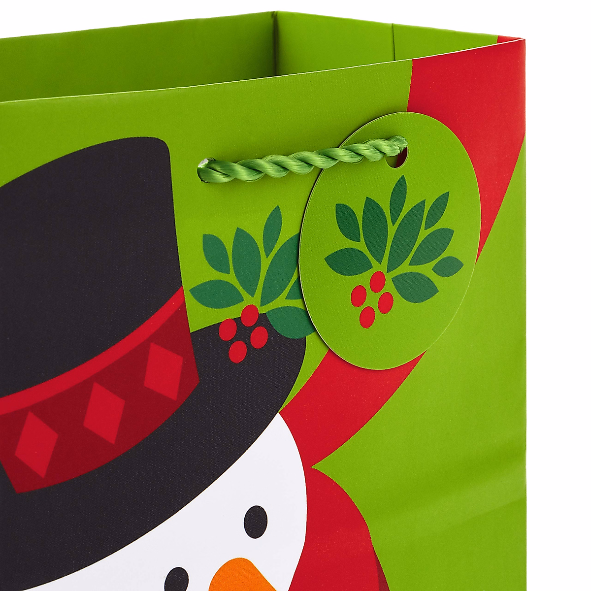 Hallmark 6" Small Christmas Gift Bag Bundle, Festive Holiday (Pack of 8, 4 Designs)
