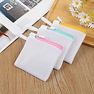 Tofficu Laundry Bags Mesh Wash Bags 8pcs Mesh Laundry Bags for Delicates Honeycomb Mesh Laundry Bags Washing Machine Wash Bag for Delicates Blouse Underwear Bra Baby Clothes Mesh Laundry Bag