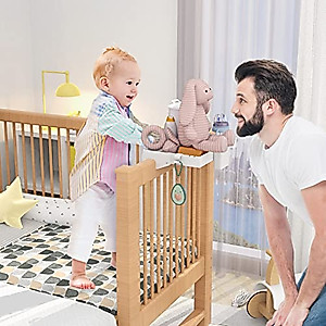 Ronlap Folding Bedside Shelf, Bunk Bed Shelf Organizer for Top Bunk Clip On Nightstand for Loft Bed Plastic Bedside Shelf Tray for Kids with Cupholder Hooks Hanging Cup, Plus Size, White