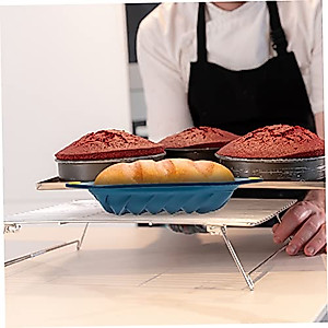 Abaodam Box Thread Cake Mold silicone baking pad silicone baking tray de para gelatinas loaf pan for meatloaf french bread pan dessert moulds DIY baking mold cooking mold