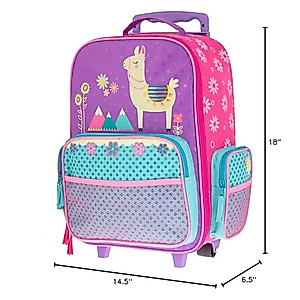 Stephen Joseph Kids Classic Rolling Luggage, Llama, One Size