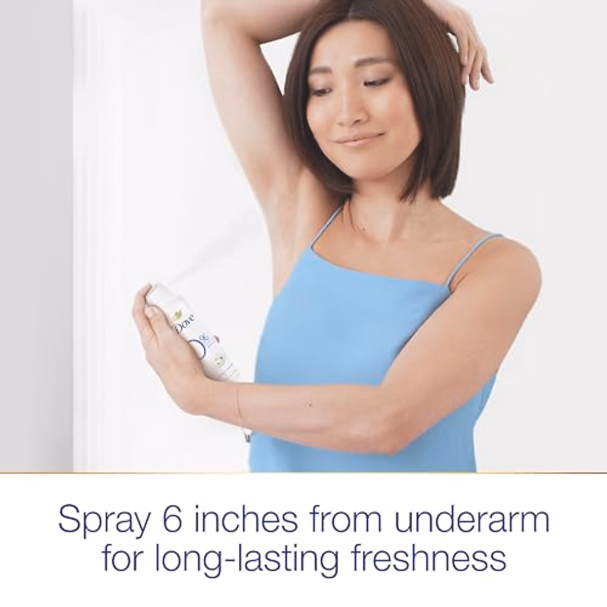 Dove 0% Aluminum Deodorant Dry Spray Cotton Flower & Sandalwood 3 Count for 48-Hour Protection Aluminum Free 4 oz