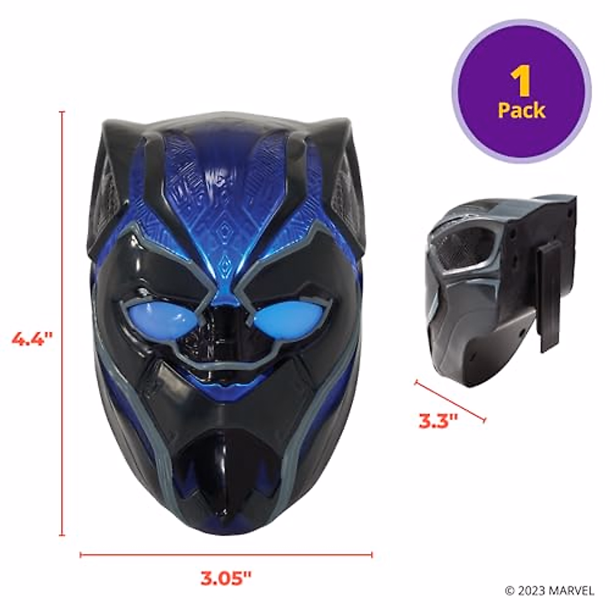 DecoSet® Marvel Avengers Black Panther Warrior King Cake Topper, 1-Piece Light-Up Cake Decoration