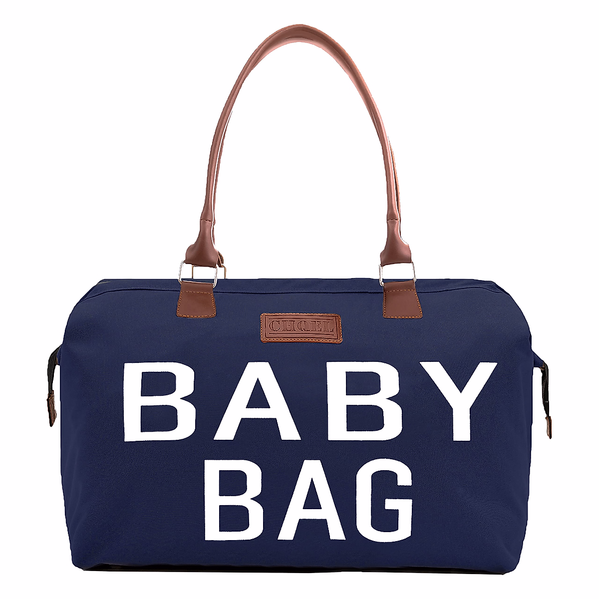 CHQEL Baby Diaper Bag, Mommy Bags for Hospital & Functional Large Baby Diaper Travel Bag for Baby Care (NAVY BLUE)