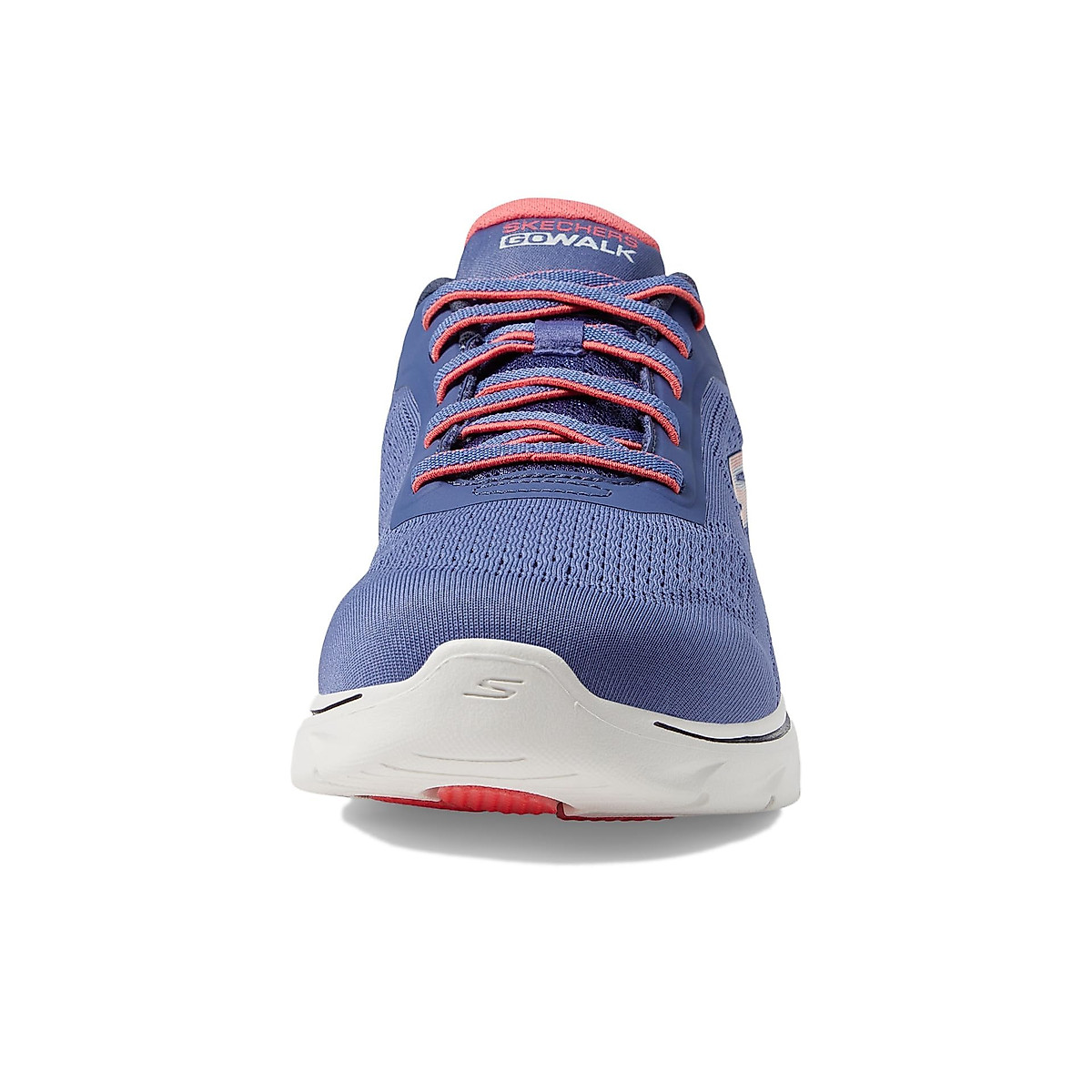 Skechers Women's Go 7-Cosmic Waves Athletic Walking Sneaker, Navy/Coral, 13