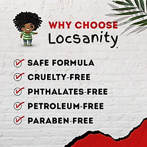 Locsanity BOLD Moisturizing Loc Spray - Natural Locs Care, Dreadlock Maintenance - Hair Scalp Moisturizer, Conditioning Spray for Dreads, Braids (8oz)
