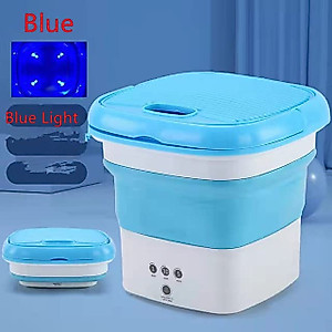 Folding Washing Machine For Clothes With Dryer Bucket Washing Mini Washing Machine For Socks Underwear With Drying Centrifuge