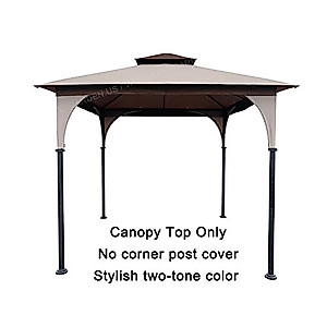 APEX GARDEN Replacement Canopy Top for 8' x 8' Gazebo #L-GZ375PST, L-GZ375PST-3