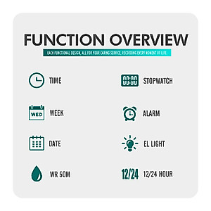 FIZILI Boys Watch Digital Sports Waterproof Outdoor Kids Watches Alarm Clock 12/24 H Stopwatch Calendar 3-15 Year Old Boys Girls Wristwatch - Black Red