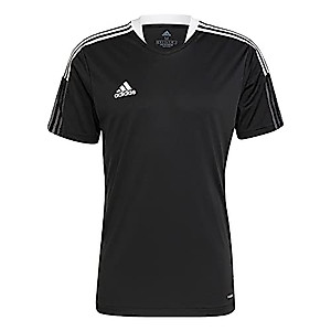 adidas Men's Tiro 21 Training Jersey, Black, Small