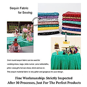 Sequin Fabric by The Yard Sparkly Fabric Green Fabric for Sewing Sequence Material Fabric Little Mermaid Fabric Sequin Fabric Quilting Fabric Flip Sequin Fabric for Wedding Dress