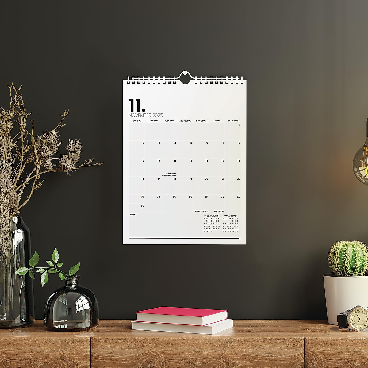 Calendar 2023 - Vertical 8.5x11 2023 Wall Calendar Runs Until June 2024 - Easy Planning with the 2023 Calendar - Aesthetic Wall Calendar 2023 Monthly - Karto - Minimalist