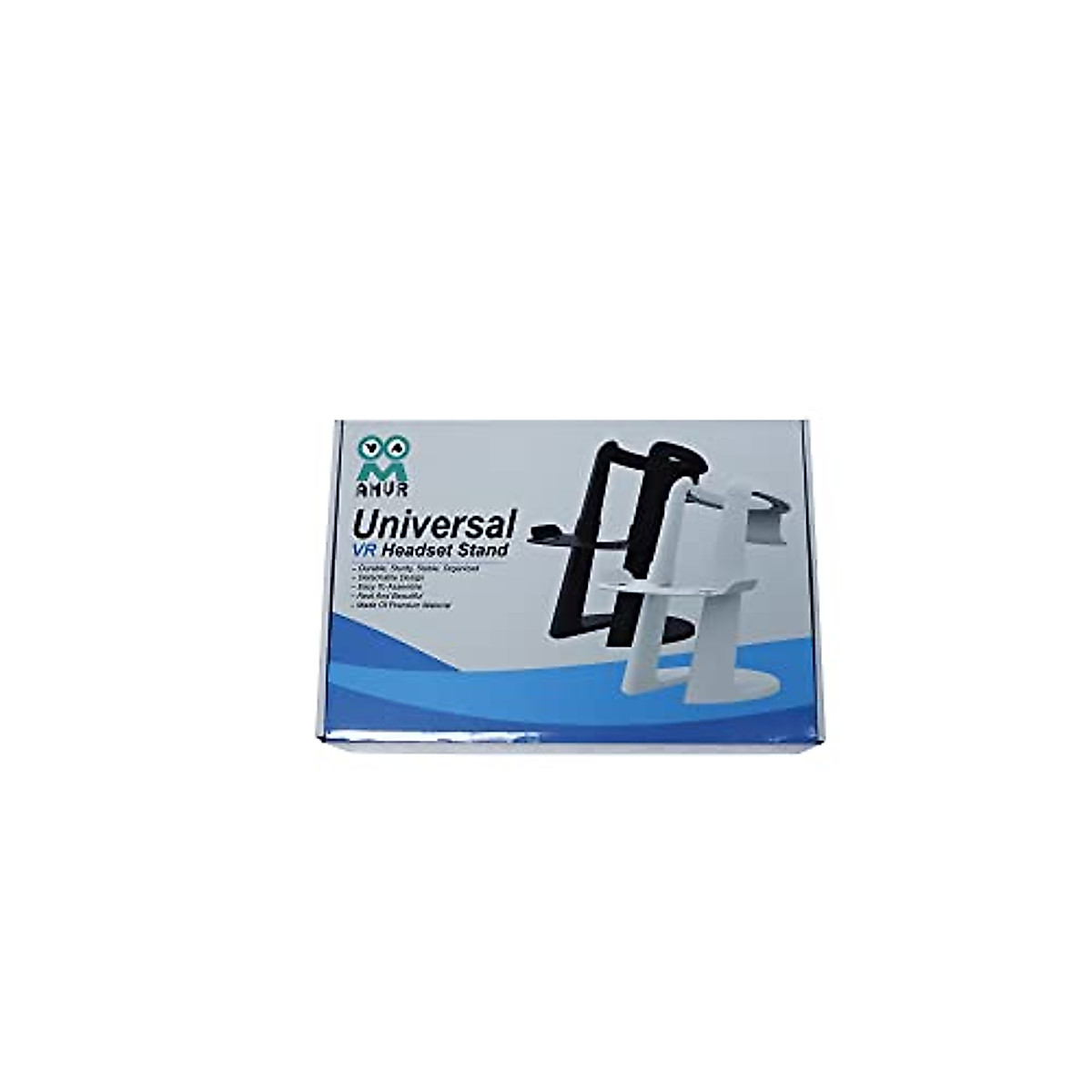 AMVR VR Stand,VR Headset Display Holder for HTC Vive Headset or HTC Vive Pro Headset and Controllers Black