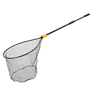 Frabill Conservation Telescoping Handle Net | Teardrop Hoop Size: 17" X 19" | Telescoping Handle: 35-60" | Netting: Tangle-Free Micromesh | Net Depth: 16"