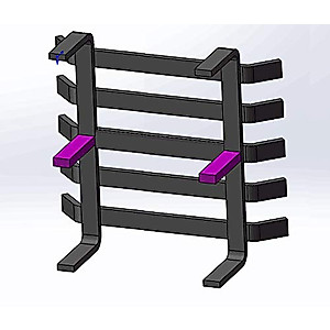 Hi-Flame Log Grate Heavy Duty Solid Steel Burning Fireplace Wood Stove Firewood Holder, 13 INCH, 13 x 10 x 4 Inch Matt Black