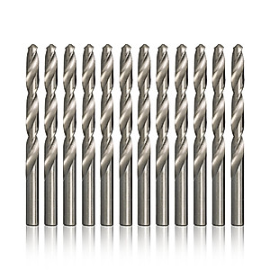 Drill America #57High Speed Steel Bright Finish Drill Bit, (Pack of 12), DWDP Series