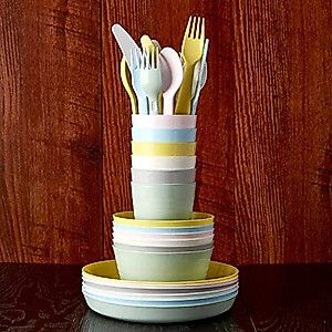 Ikea Kalas 301.929.60 BPA-Free Bowl, Assorted Colors, 6-Pack