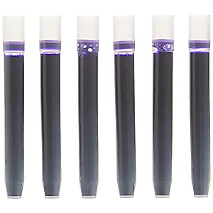 PILOT Namiki IC50 Fountain Pen Ink Cartridges, Purple, 6-Pack (69004)