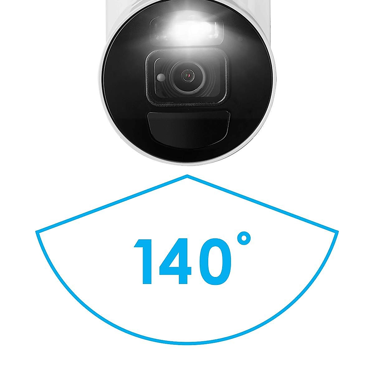 Lorex Wireless Security Camera System, 1080p HD Wire Free Cameras with Motion Detection Surveillance, Active Deterrence, 64GB MicroSD, 6 Channel NVR, 2 Battery Operated Cameras (M. ) (Renewed)