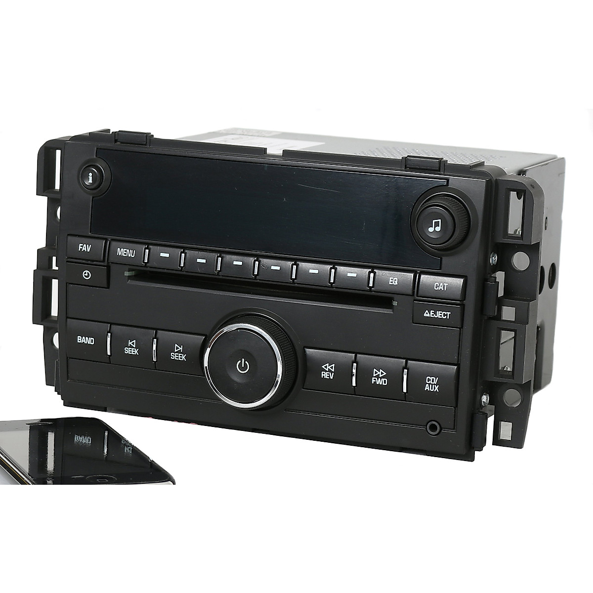1 Factory Radio 638-00661-BT2 AM/FM Radio CD Player AM/FM/CD w/Bluetooth And AUX Input Remanufactured Black OE Part Number: 25799567 AM/FM Radio CD Player