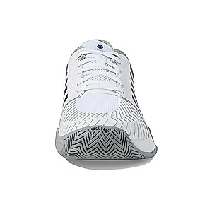 K-Swiss Men's Pickleball Supreme Shoe, White/High Rise/Black, 9 M