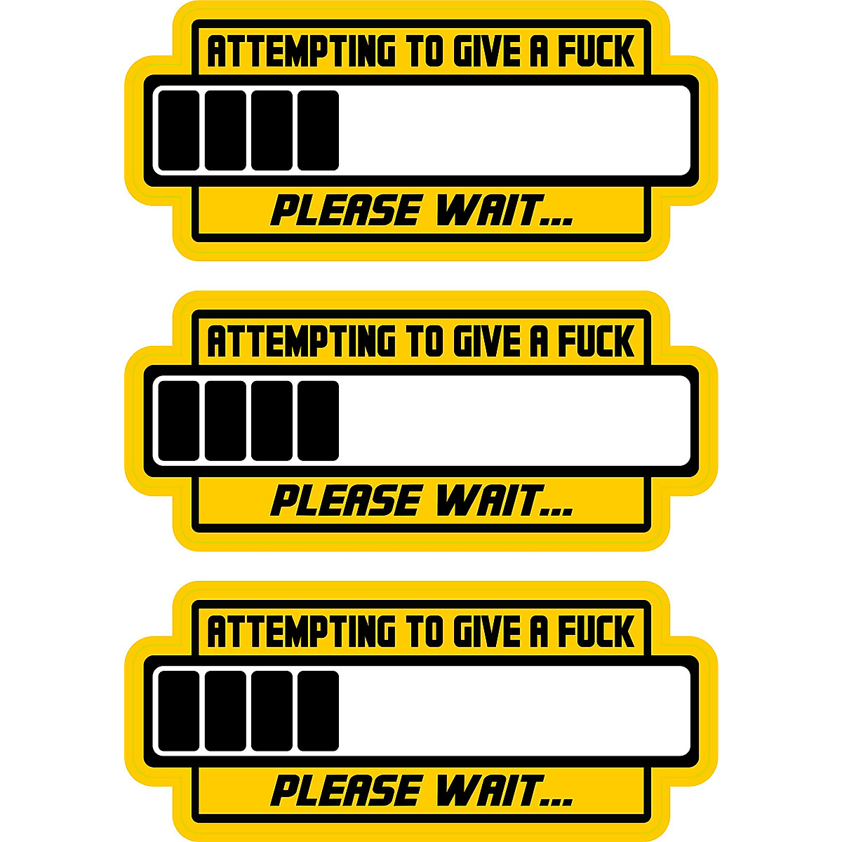 3pcs Cool Stickers Funny Give a Fk Hard Hat Sticker, 2.5 inch - Hardhat Laborer Foreman Loading Wait Welding Welder Decal Oilfield Trash Hard Hat Sticker